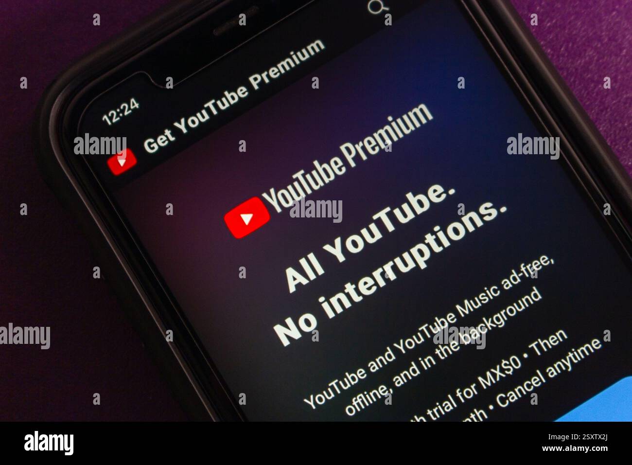 YouTube Premium promotion page. YouTube Premium is a paid subscription that features ad-free ...