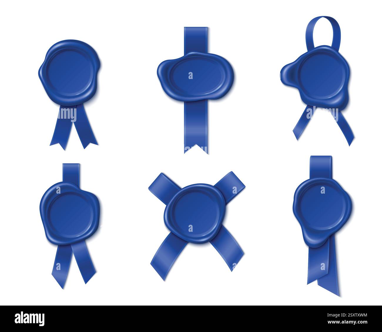 Royal document ribbon Stock Vector Images - Alamy