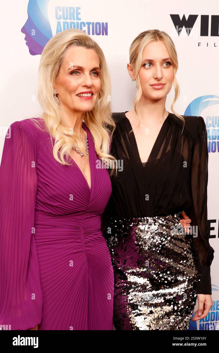 LOS ANGELES - FEB 24: Nancy Davis, Isabella Rickel at the Cure ...