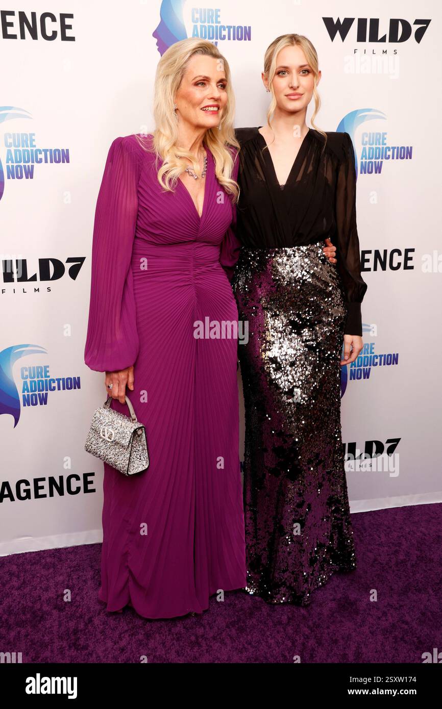 LOS ANGELES - FEB 24: Nancy Davis, Isabella Rickel at the Cure ...