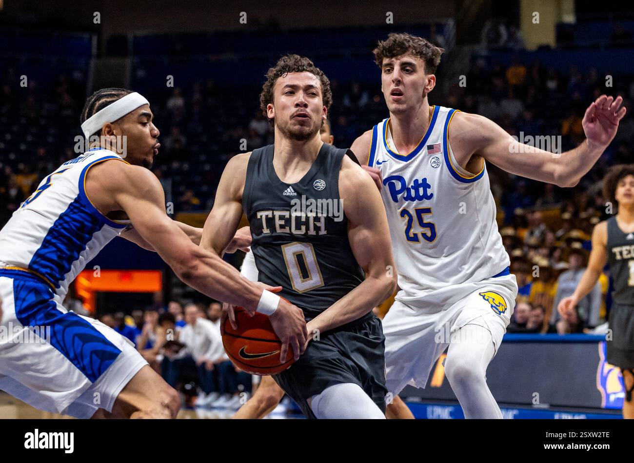 February 25, 2025: Georgia Tech Yellow Jackets guard Lance Terry (0 ...
