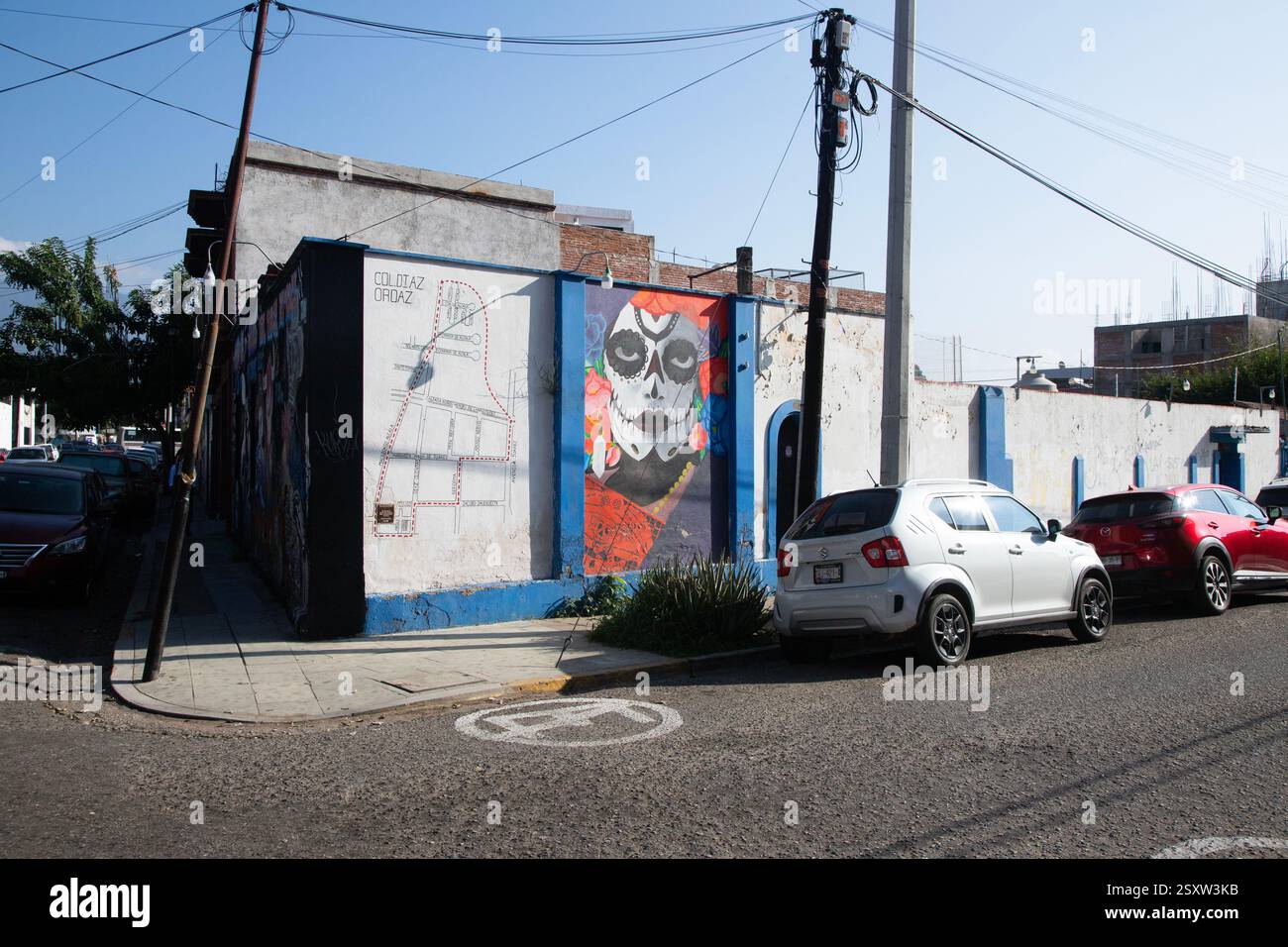 Oaxaca, Mexico; 1st January 2025: Views of the colorful streets of the ...