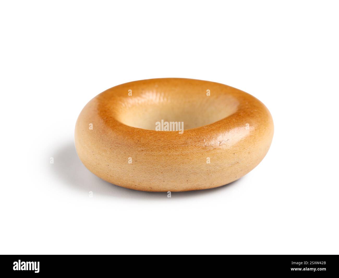 Tasty bagel on white background Stock Photo - Alamy