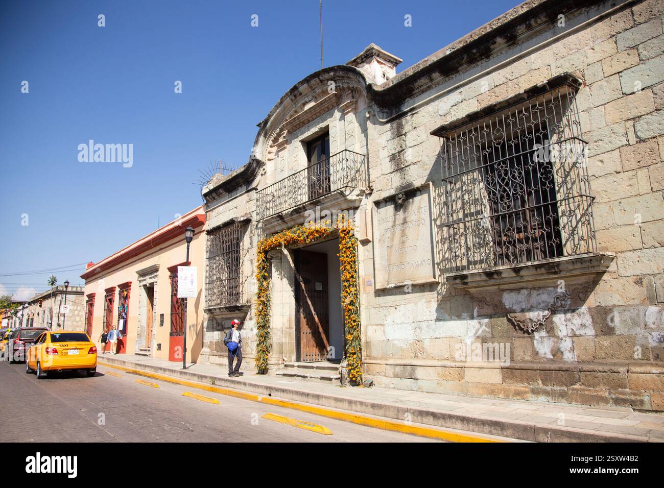 Oaxaca, Mexico; 1st January 2025: Mesoamerican Art Museum of Oaxaca ...