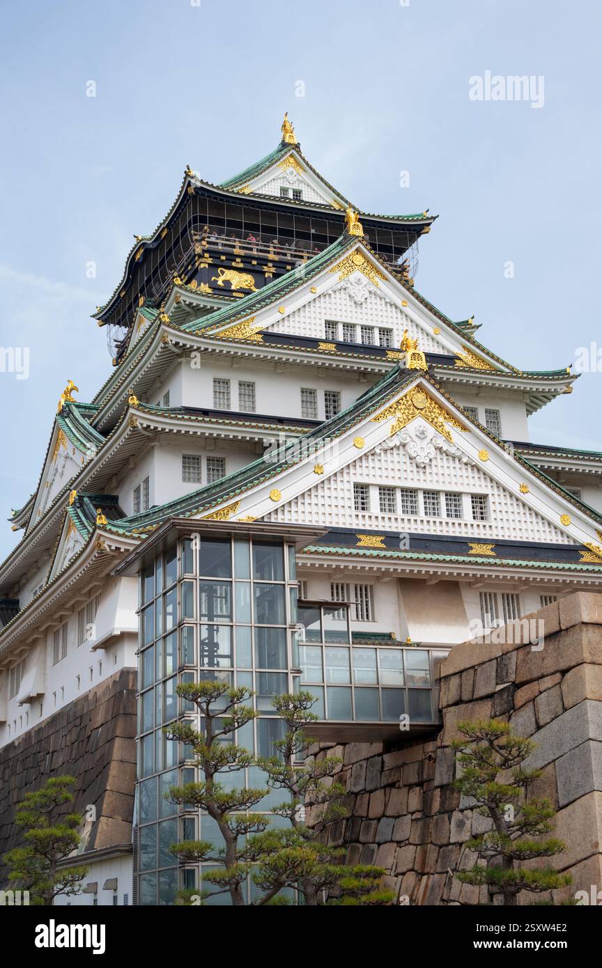 Osaka Castle is a Japanese castle in Chūō-ku, Osaka, Japan. The castle ...