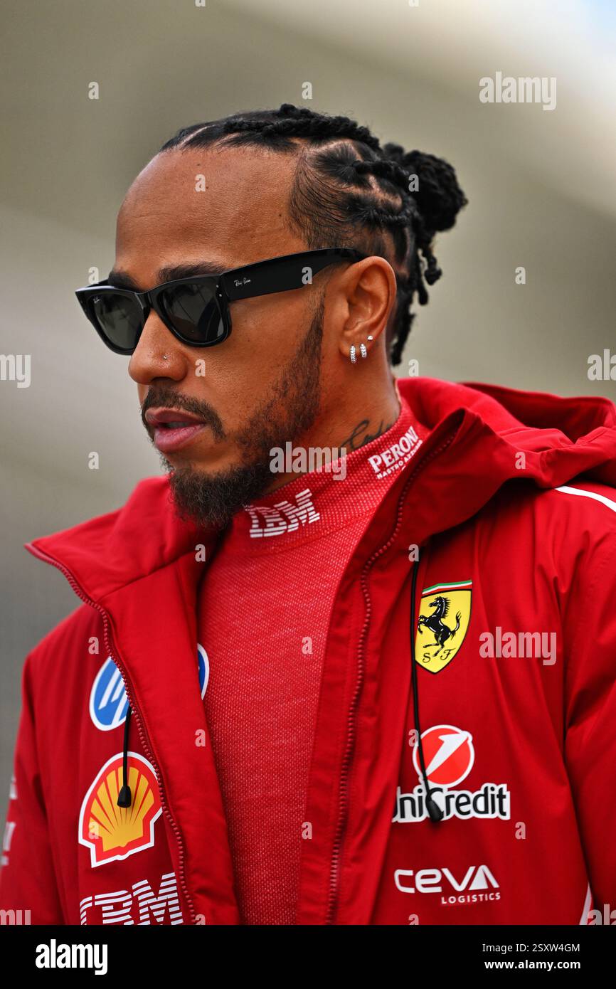 Sakhir, Bahrain. 26th Feb, 2025. Lewis Hamilton (GBR) Ferrari. 26.02. ...