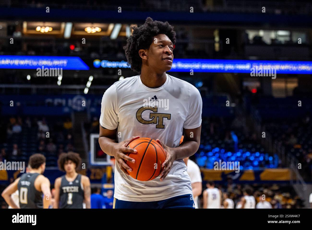 February 25, 2025: Georgia Tech Yellow Jackets center Ryan Mutombo (12 ...