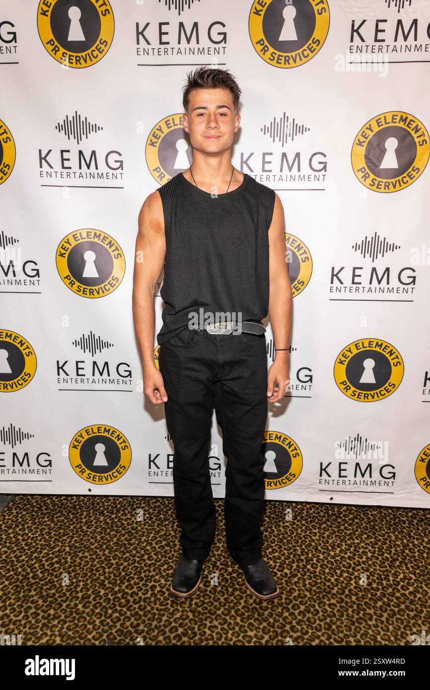Los Angeles, USA. 25th Feb, 2025. Singer Rex James attends Key Elements PR and KEMG ...