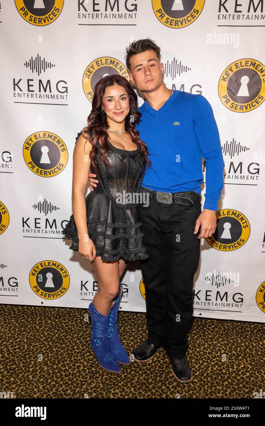 Los Angeles, USA. 25th Feb, 2025. Singer Izabellah Rae Diez, Singer Rex ...