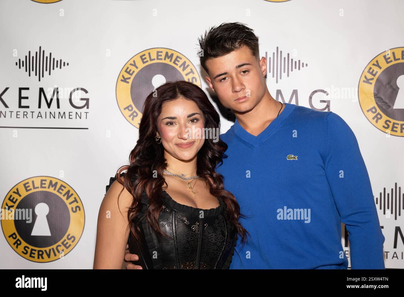 Los Angeles, USA. 25th Feb, 2025. Singer Izabellah Rae Diez, Singer Rex ...