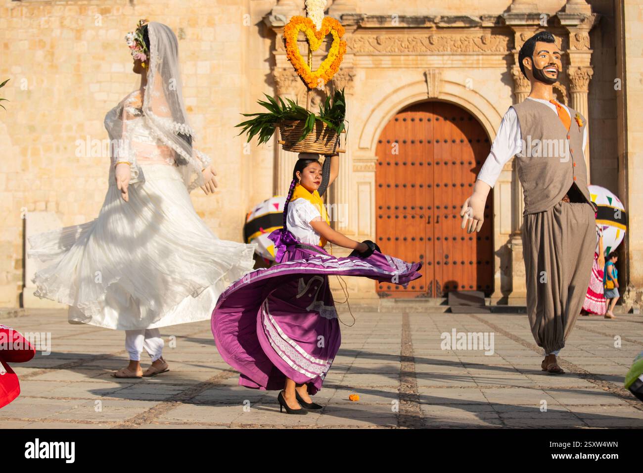 Oaxaca, Mexico; 1st January 2025: Popular folklore parade and dance in ...