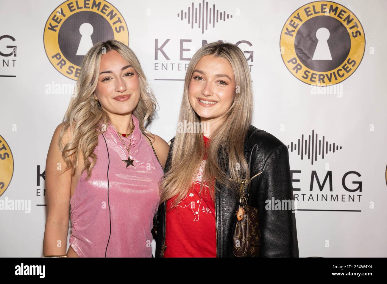 Los Angeles, USA. 25th Feb, 2025. Singer Jazzy Fauchere, Actress Hailey ...