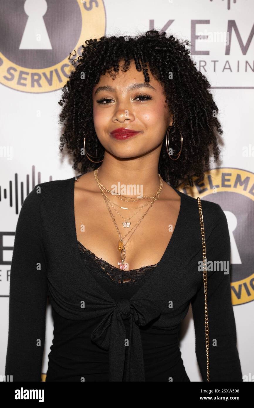 Los Angeles, USA. 25th Feb, 2025. Dancer Quartney McCraw attends Key ...