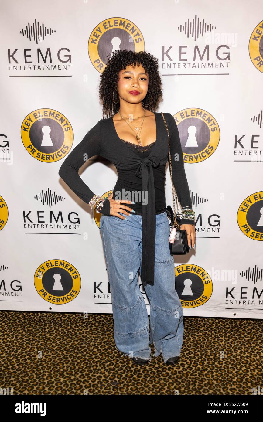 Los Angeles, USA. 25th Feb, 2025. Dancer Quartney McCraw attends Key ...