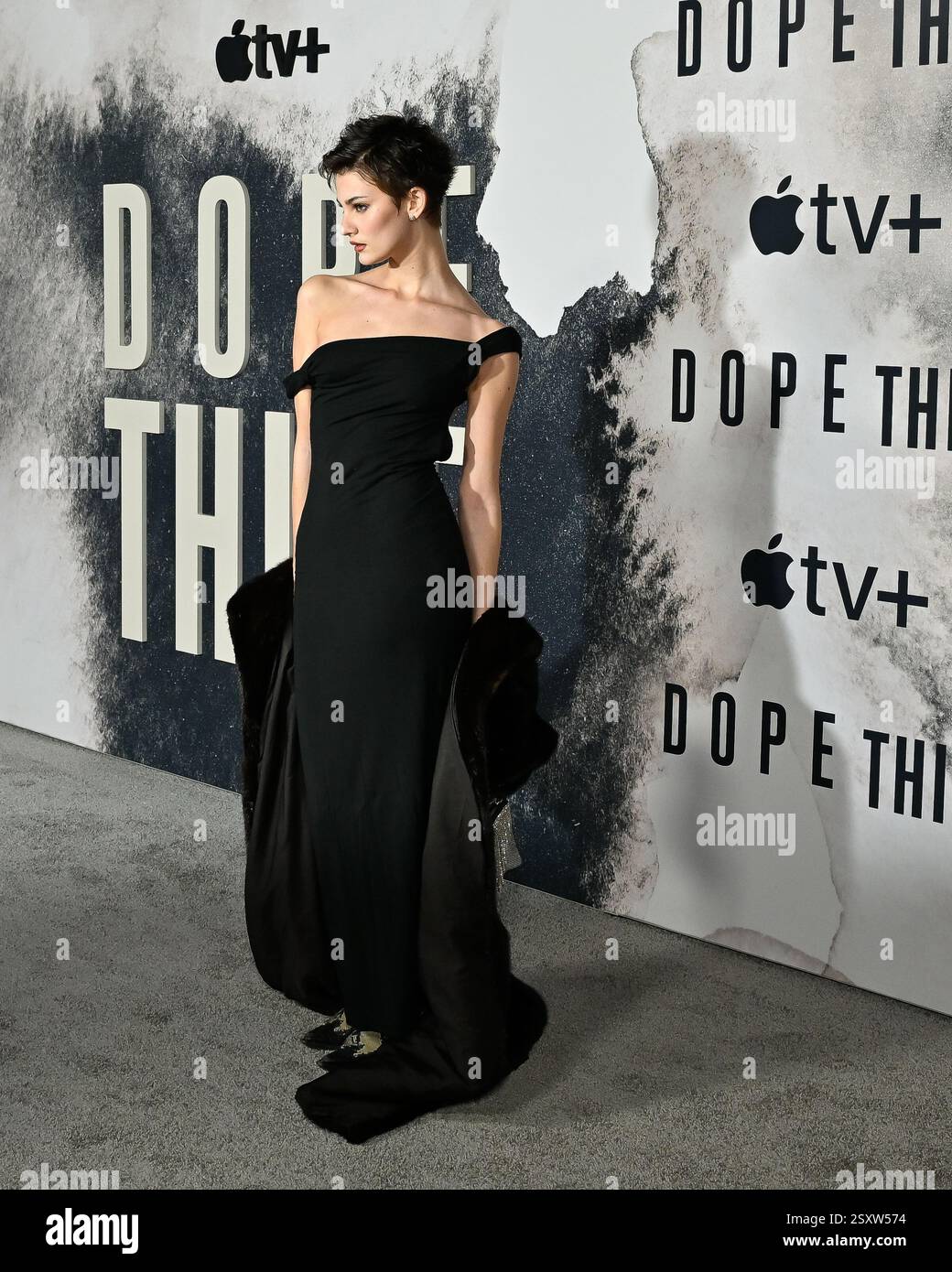 New York, USA. 25th Feb, 2025. Bec Lauder attends the premiere of Dope ...