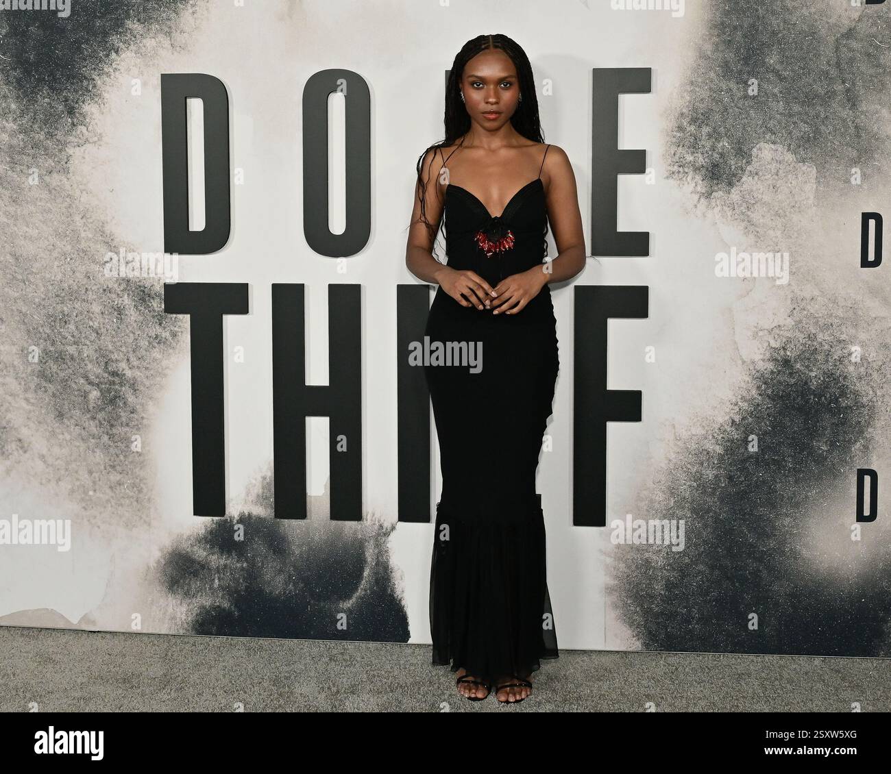 Kaci Walfall attends the premiere of Dope Thief at the Regal Union ...