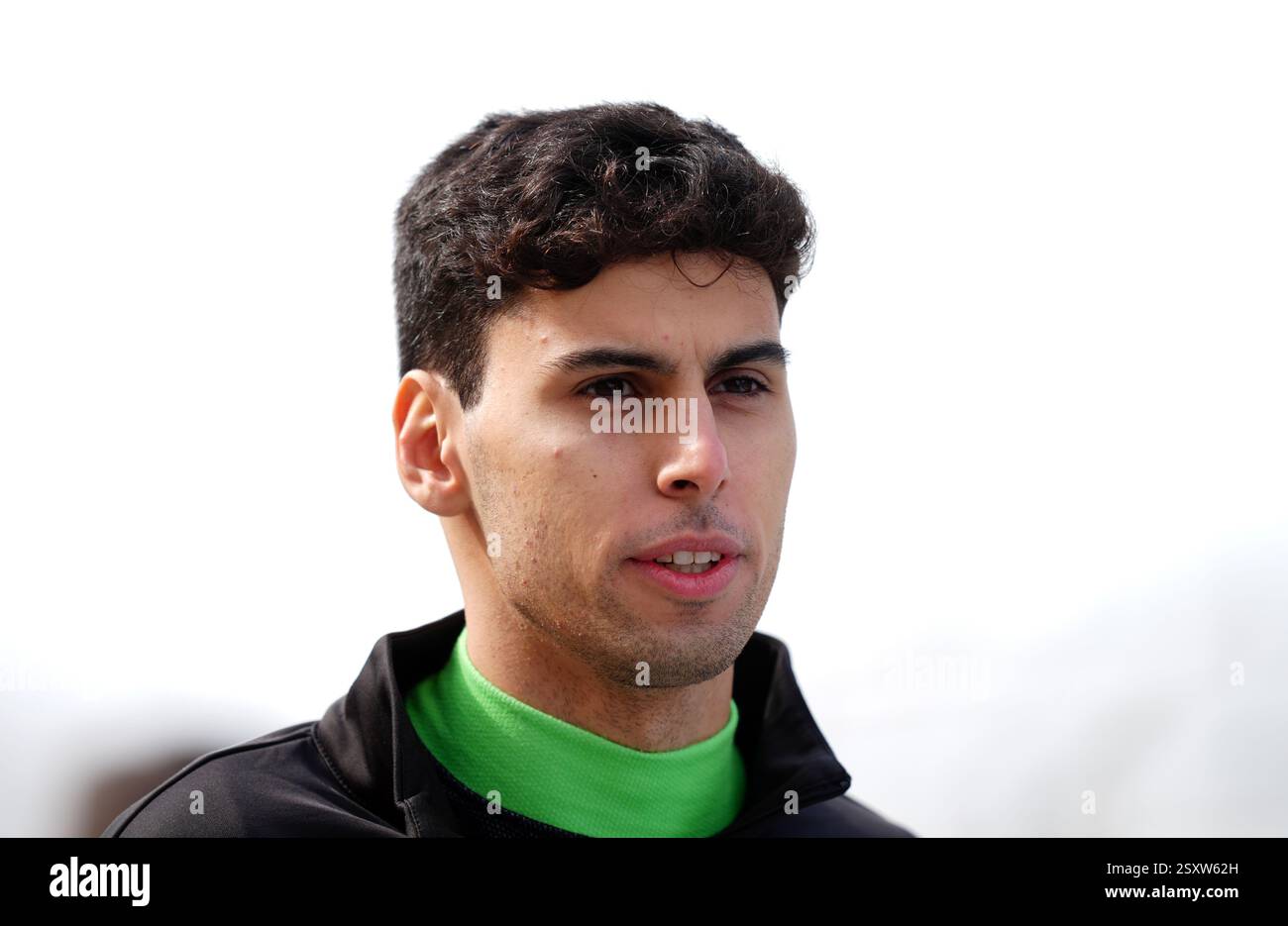 Kick Sauber driver Gabriel Bortoleto on day one of pre-season testing ...