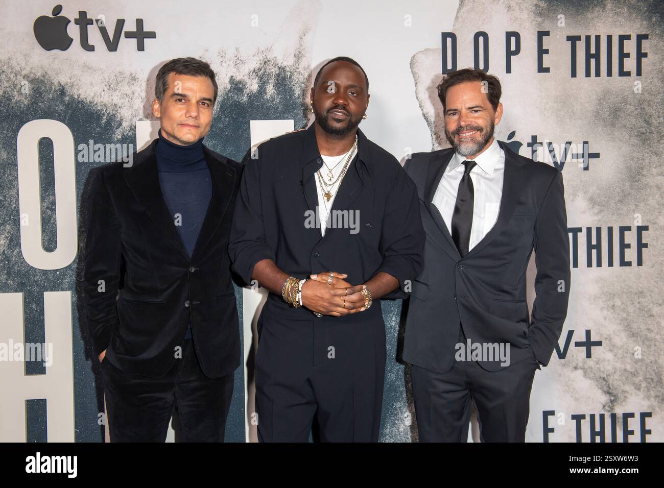 New York, United States. 25th Feb, 2025. (L-R) Wagner Moura, Brian ...