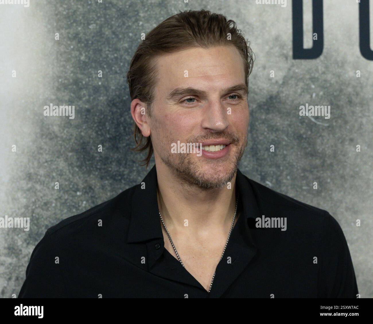 New York, USA. 25th Feb, 2025. Luke Gulbranson attends the premiere of ...