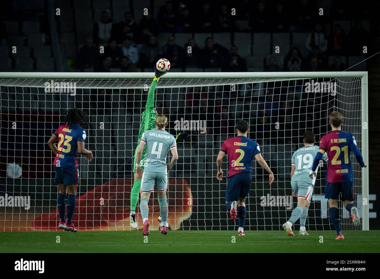 Barcelona, Spain. 25th Feb, 2025. Goalkeeper Wojciech Szczesny (FC ...