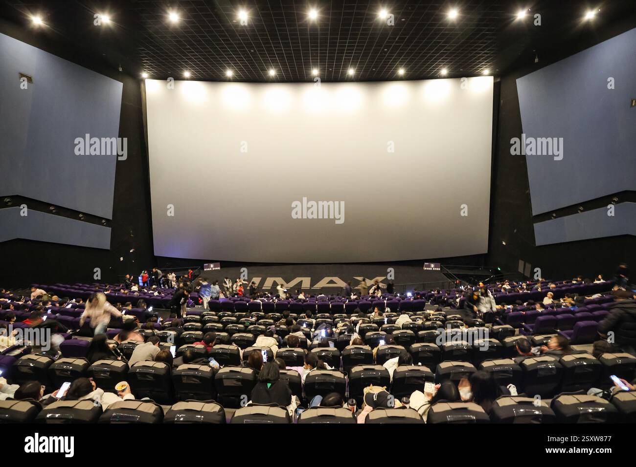 **CHINESE MAINLAND, HONG KONG, MACAU AND TAIWAN OUT** Audiences watch ...
