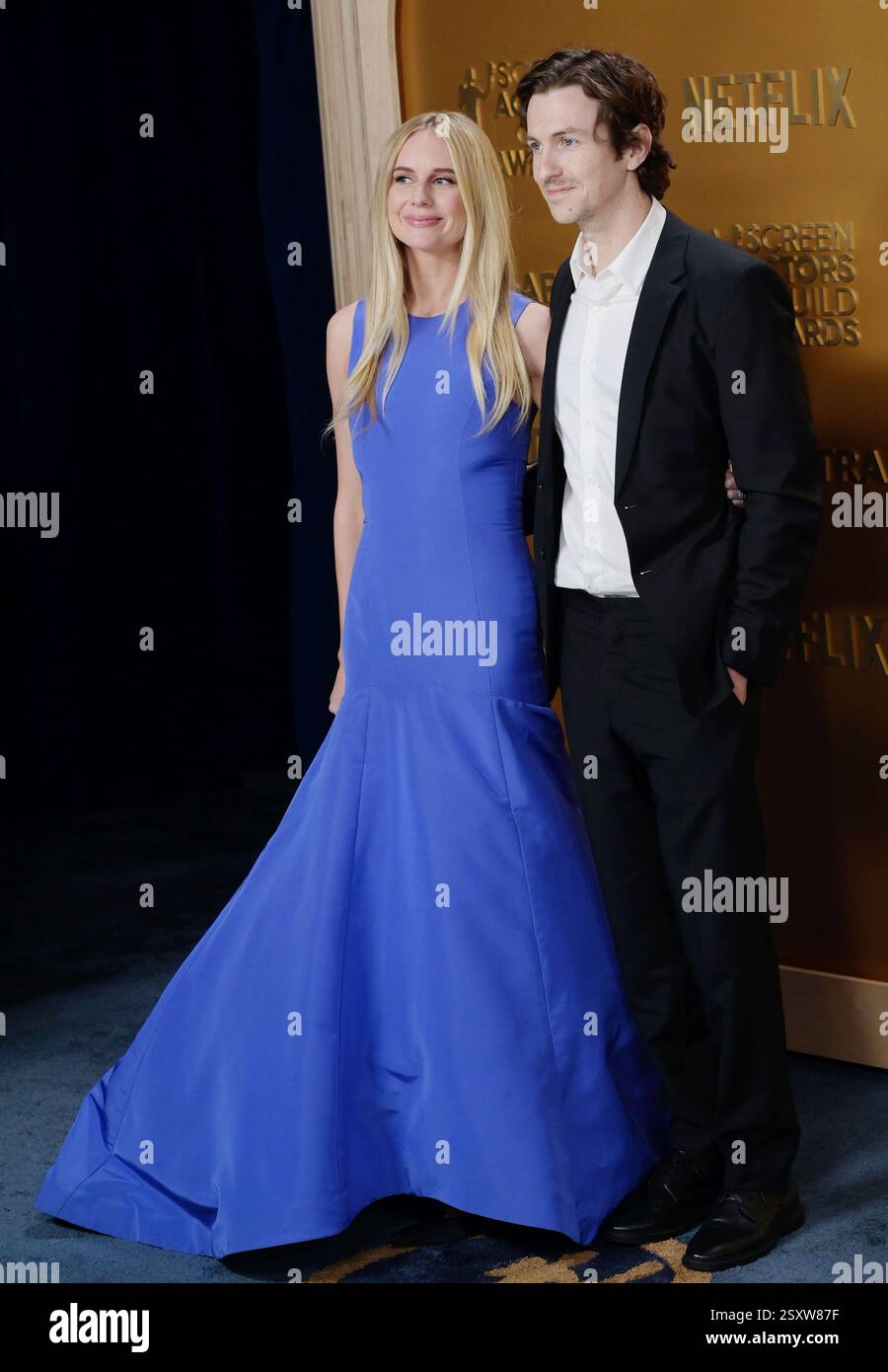 LOS ANGELES, CALIFORNIA - FEBRUARY 23: (L-R) Justine Lupe and Tyson ...