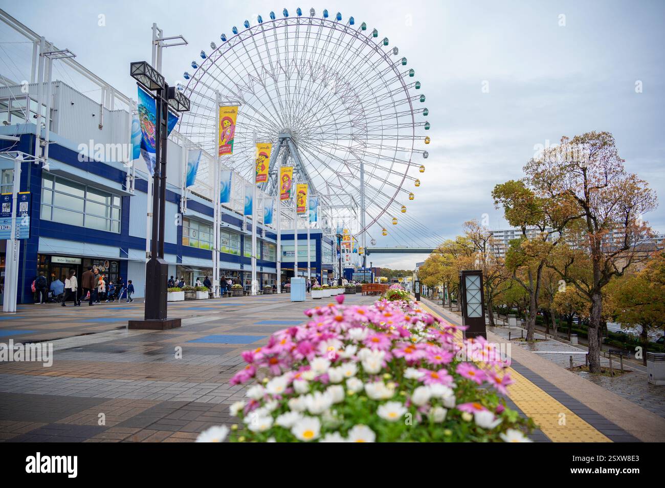Tempozan Ferris Wheel is a 112-meter-tall Ferris wheel located in Osaka ...