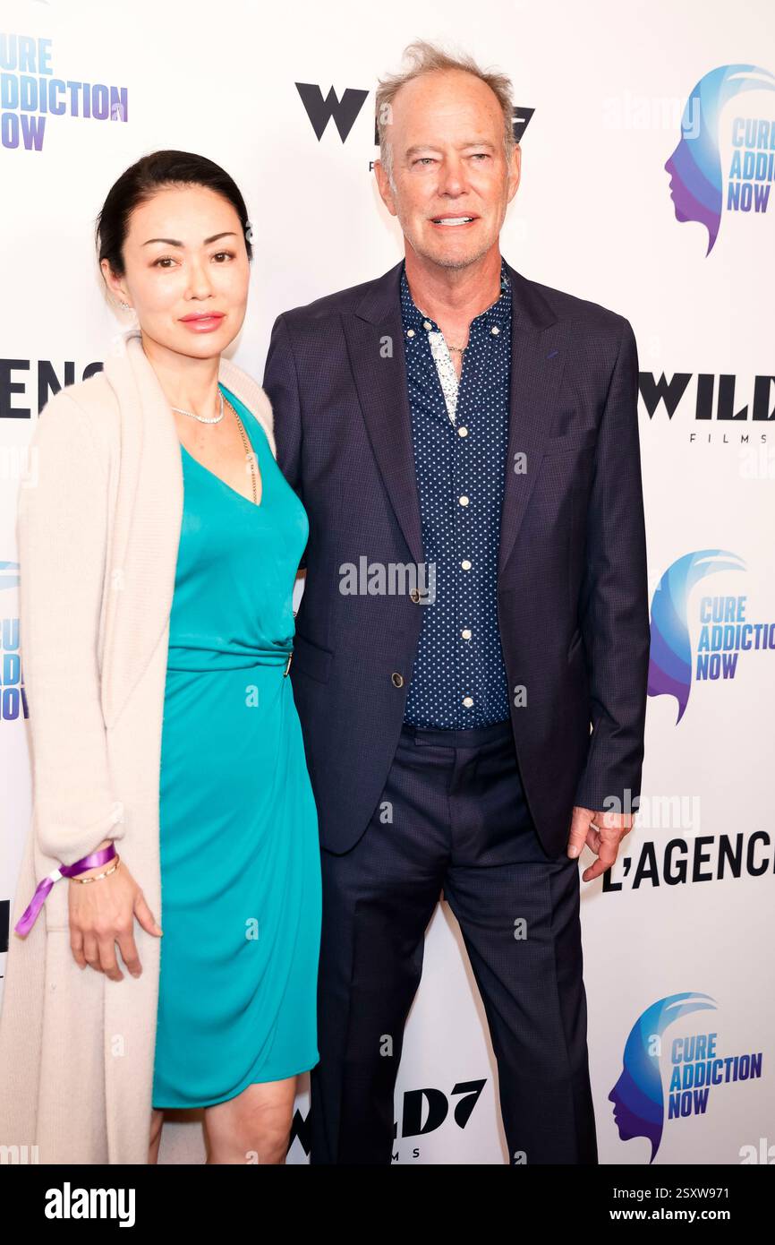 Rika and Tony Broccoli attend the Cure Addiction Now's Inaugural ...