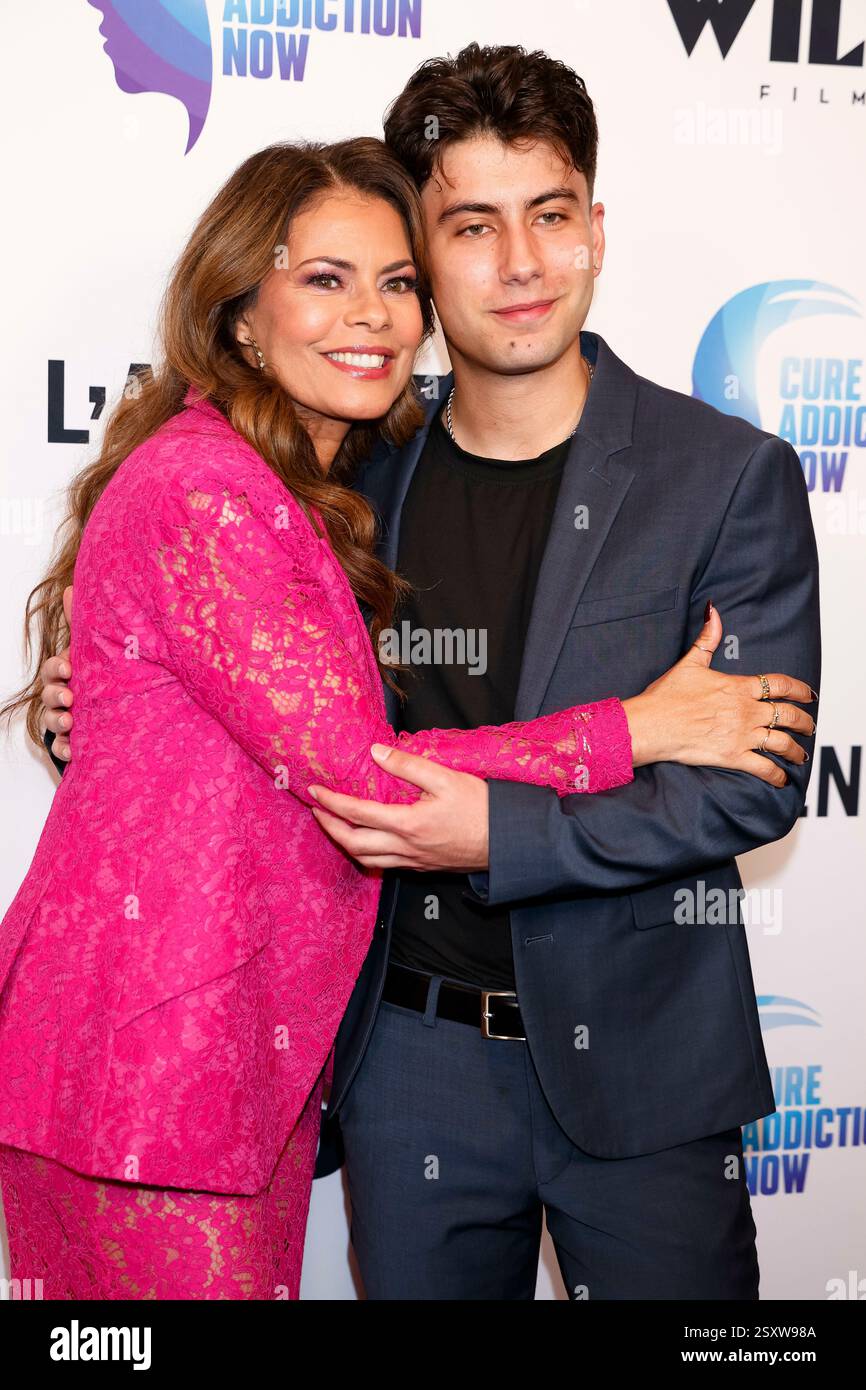 Lisa Vidal and Max Cohen attend the Cure Addiction Now's Inaugural ...