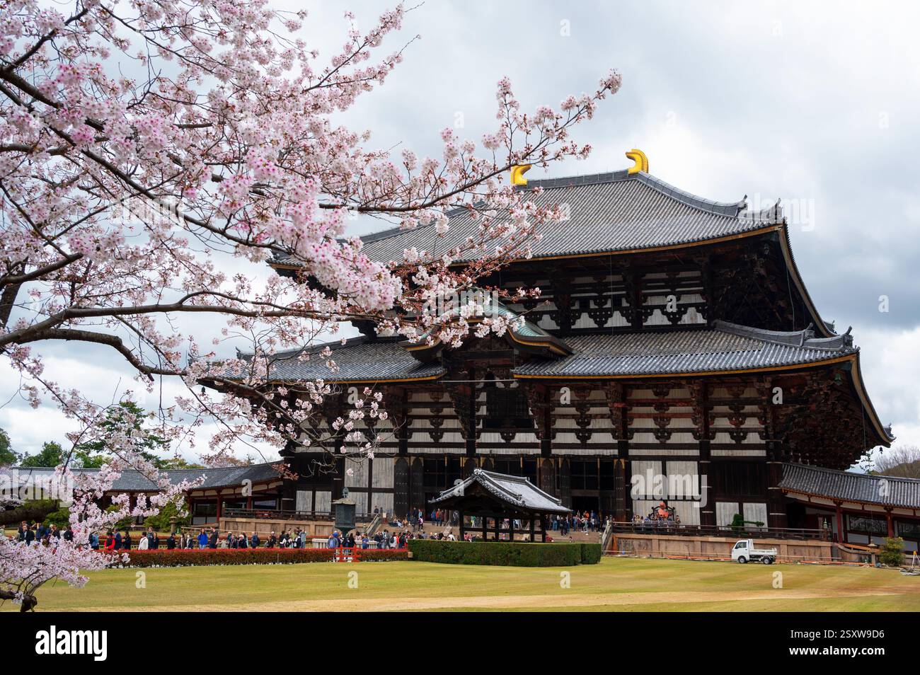 The Todaiji Temple in Nara is a UNESCO World Heritage Site and one of ...