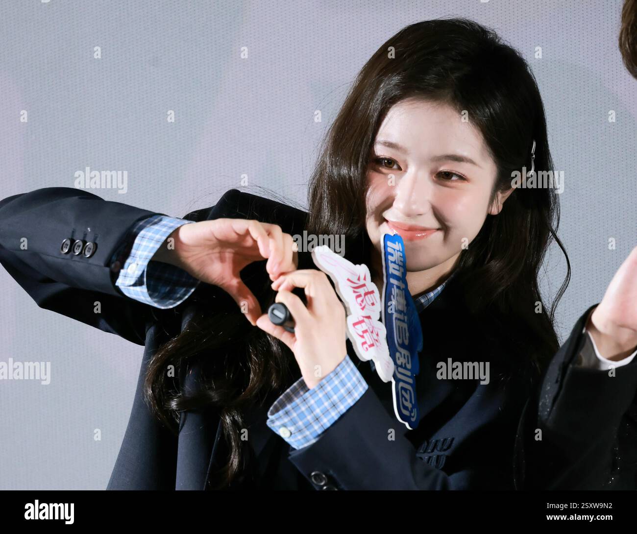 Chinese actress, singer and model Li Landi attends an activity in ...