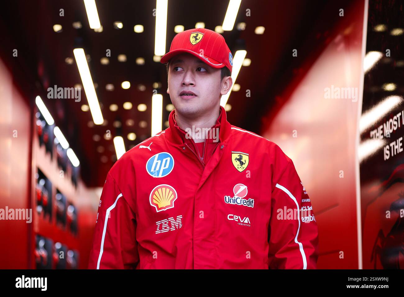 ZHOU Guanyu (chi), Scuderia Ferrari Reserve Driver, portrait during the ...