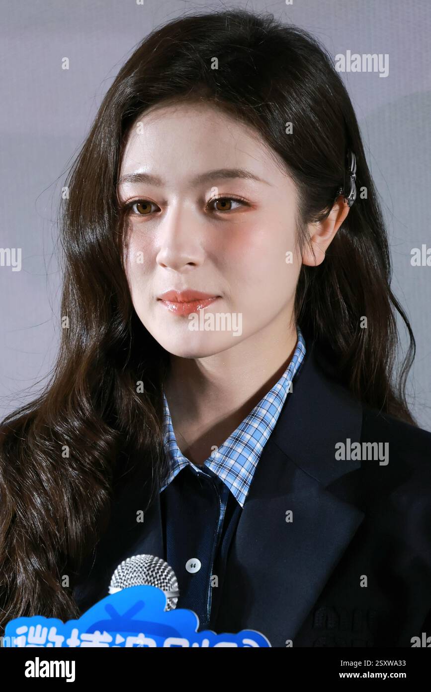 Chinese actress, singer and model Li Landi attends an activity in ...