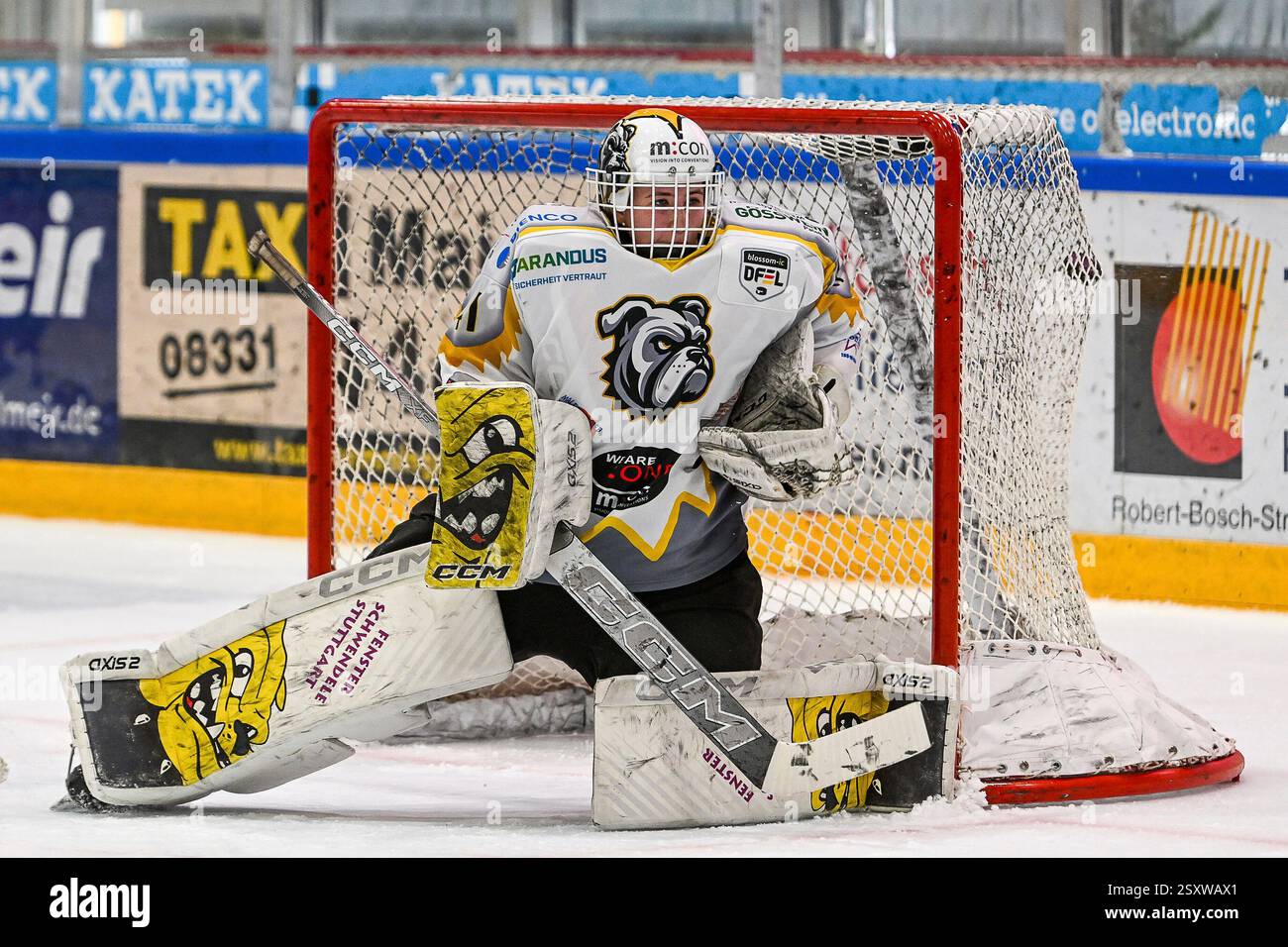 23.02.2025, Alpha Cooling-Arena am Huehnerberg, Memmingen, GER, DFEL ...