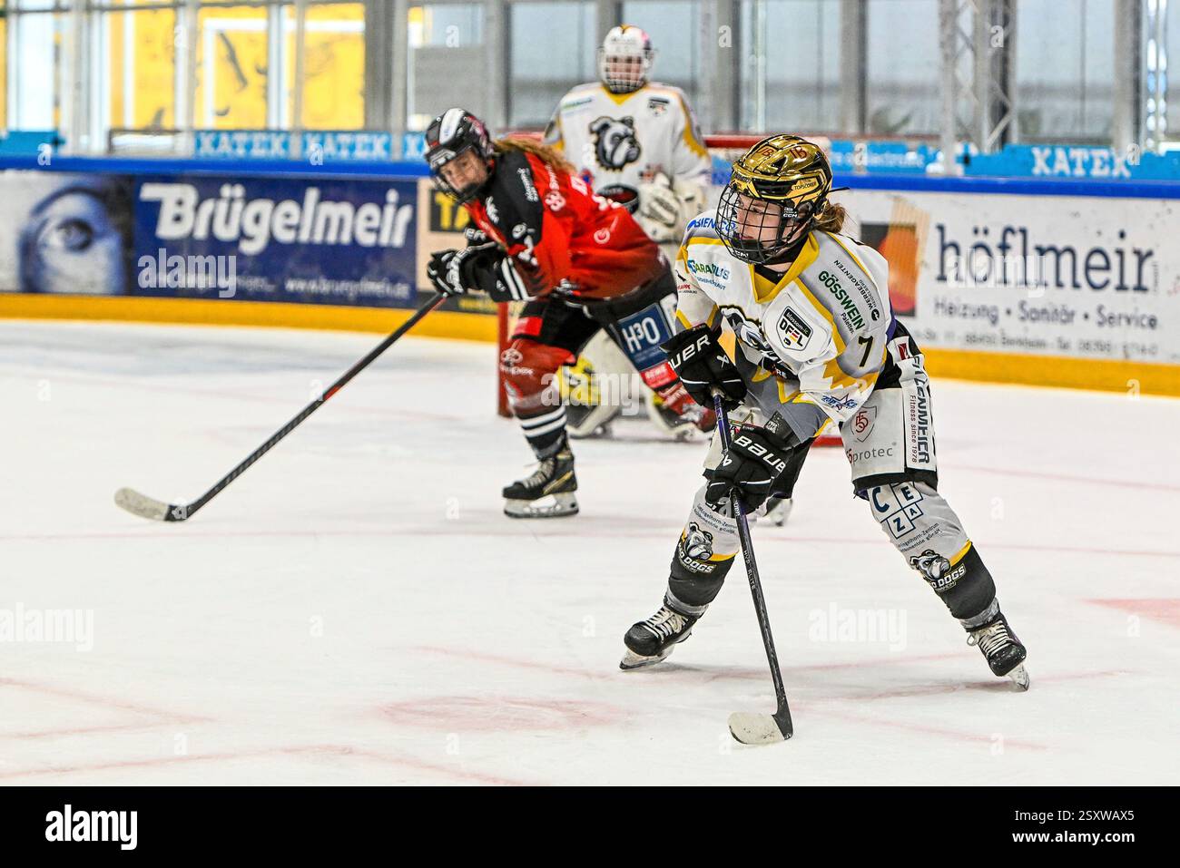 23.02.2025, Alpha Cooling-Arena am Huehnerberg, Memmingen, GER, DFEL ...