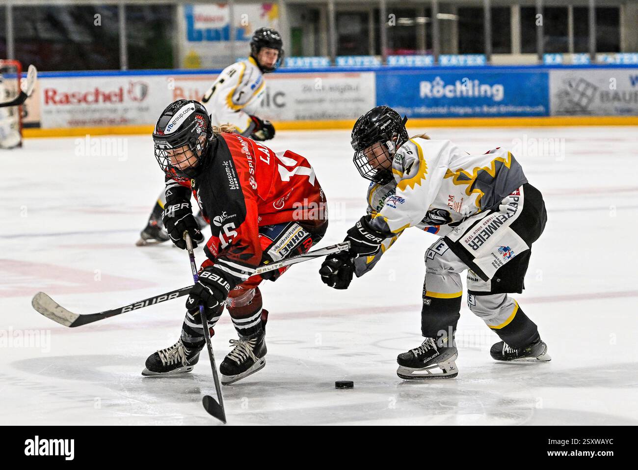 23.02.2025, Alpha Cooling-Arena am Huehnerberg, Memmingen, GER, DFEL ...