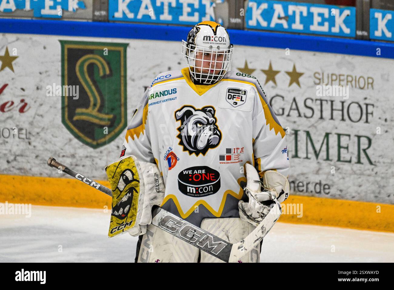 Memmingen, Deutschland. 23rd Feb, 2025. 23.02.2025, Alpha Cooling-Arena ...