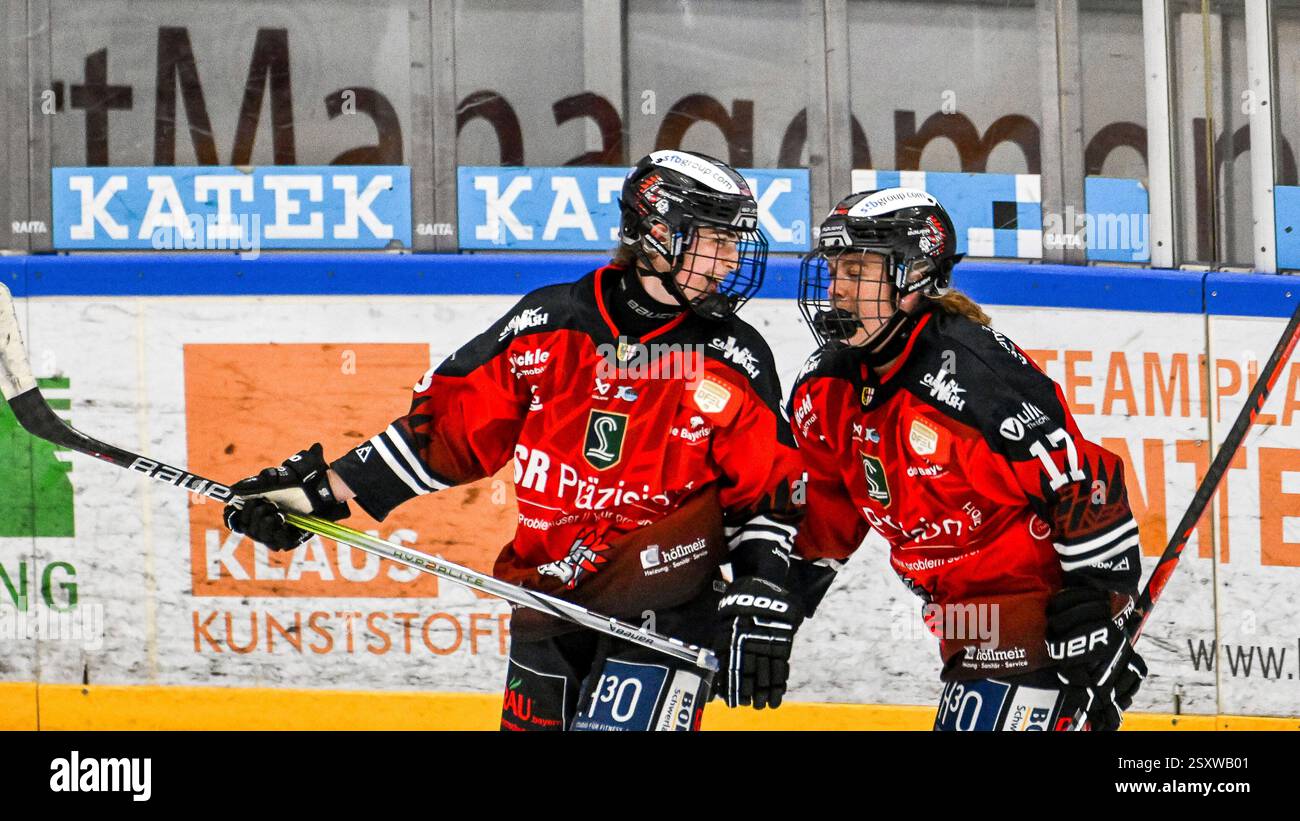 Memmingen, Deutschland. 23rd Feb, 2025. 23.02.2025, Alpha Cooling-Arena ...