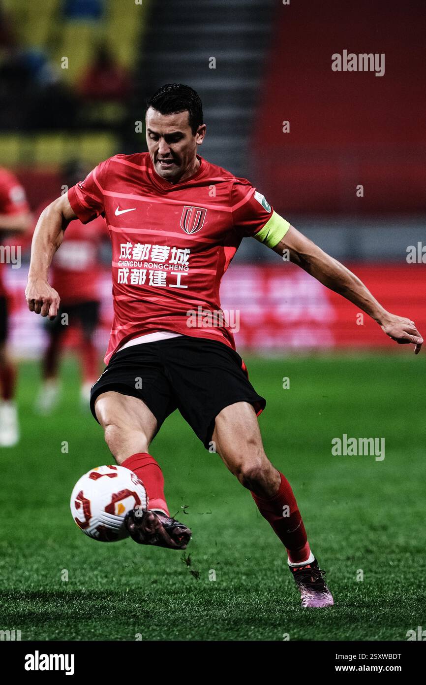 Chengdu Rongcheng Football Club defeated Wuhan Three Towns Football ...