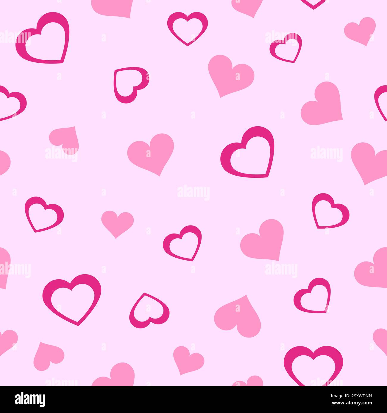Seamless pattern stylized pink hi-res stock photography and images - Alamy