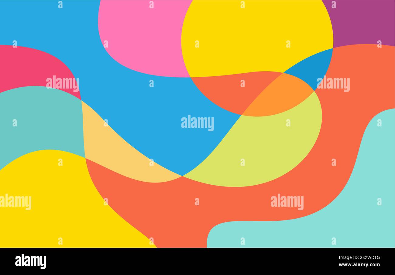 Liquid shapes composition Stock Vector Images - Alamy