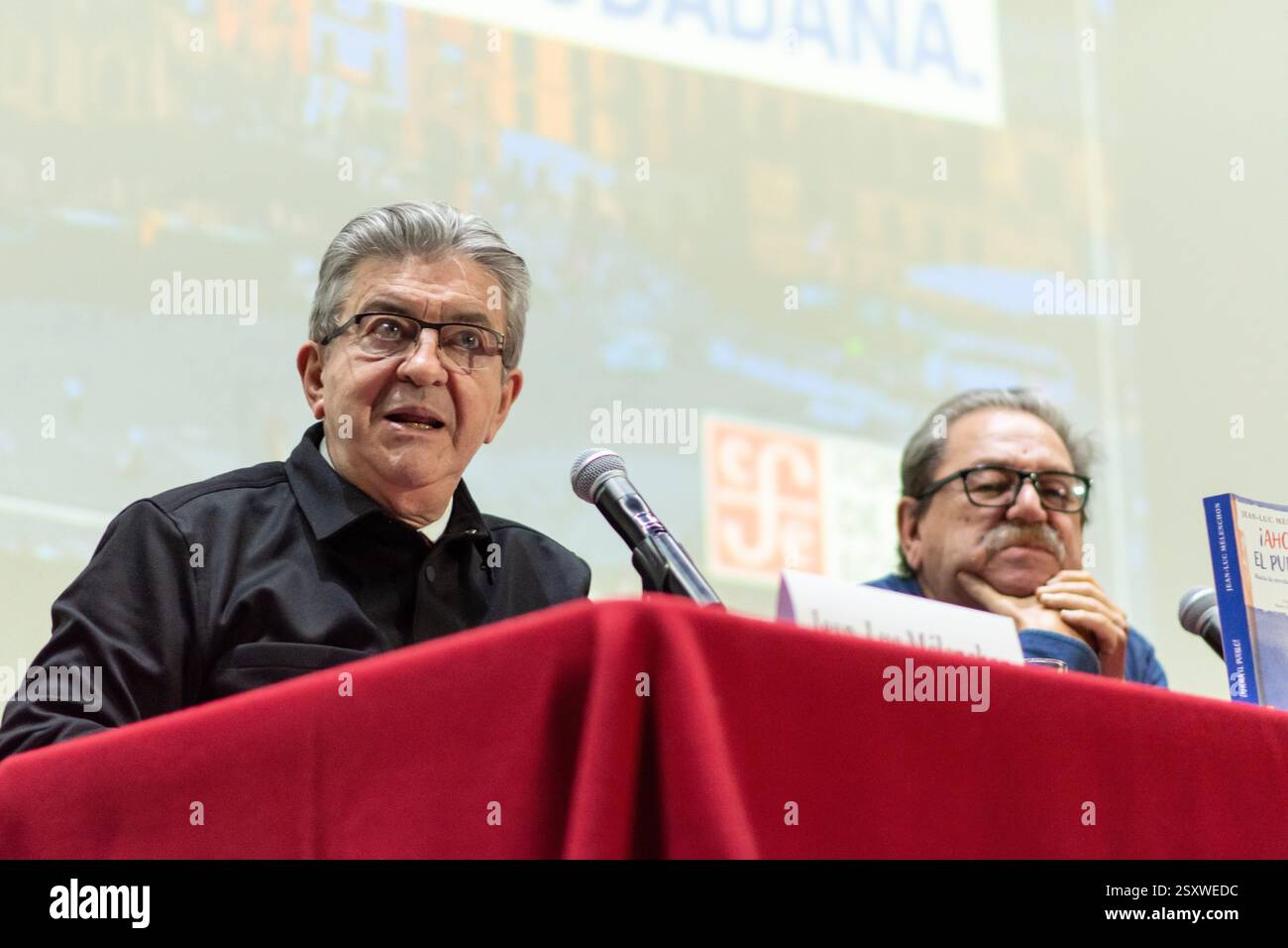Mexico City, Mexico. 25th Feb, 2025. Jean-Luc Mélenchon, French ...