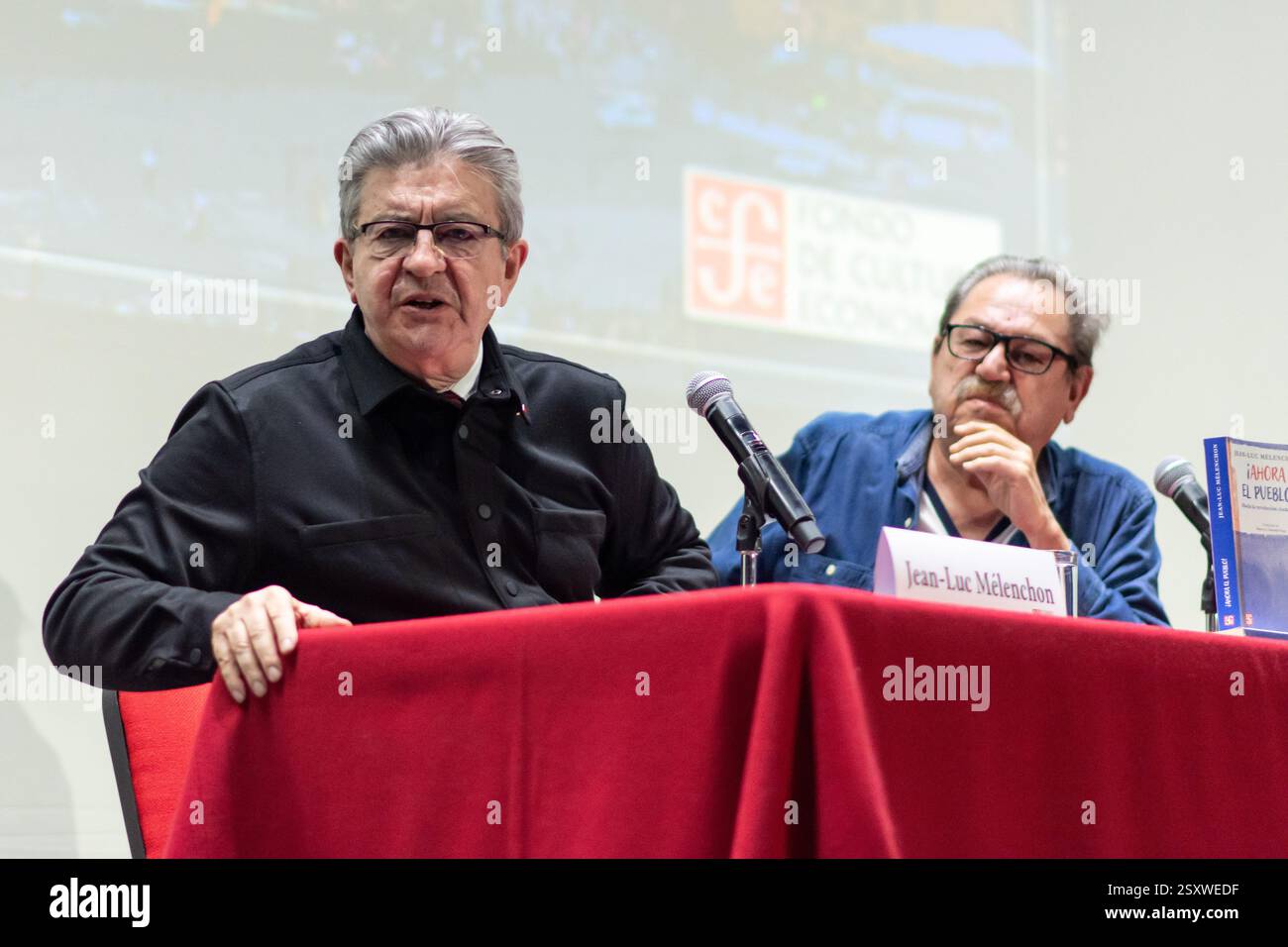 Mexico City, Mexico. 25th Feb, 2025. Jean-Luc Mélenchon, French ...