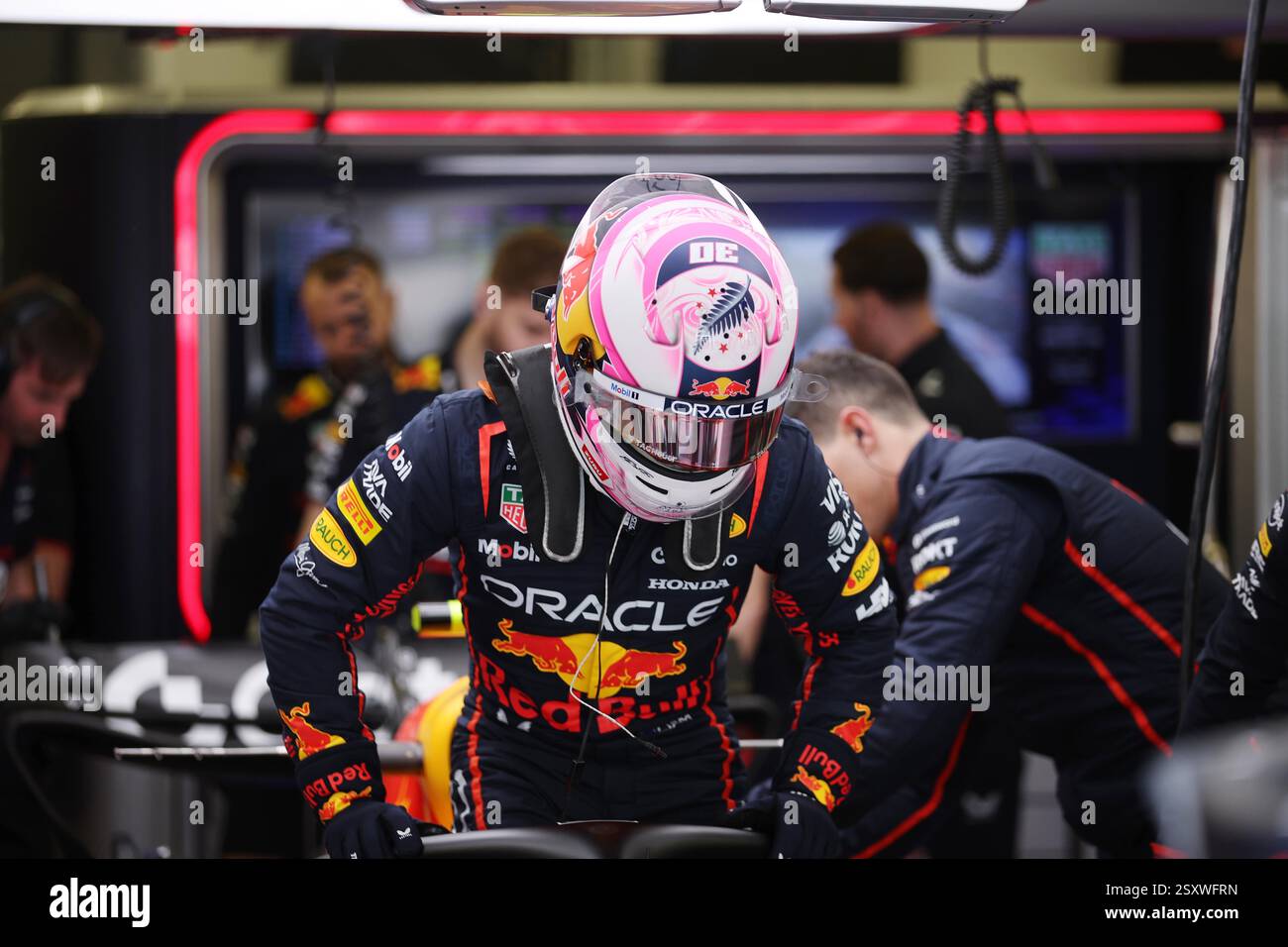LAWSON Liam (nzl), Red Bull Racing RB21, portrait, during the Formula 1 ...