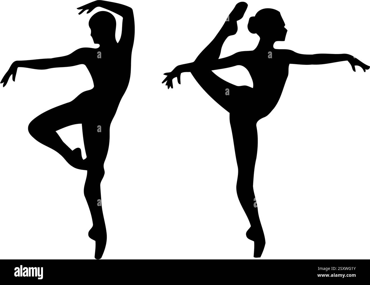 Duo dance Stock Vector Images - Alamy