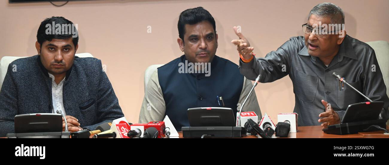 NEW DELHI, INDIA - FEBRUARY 25: Leader of the House in MCD, Mukesh Goel ...
