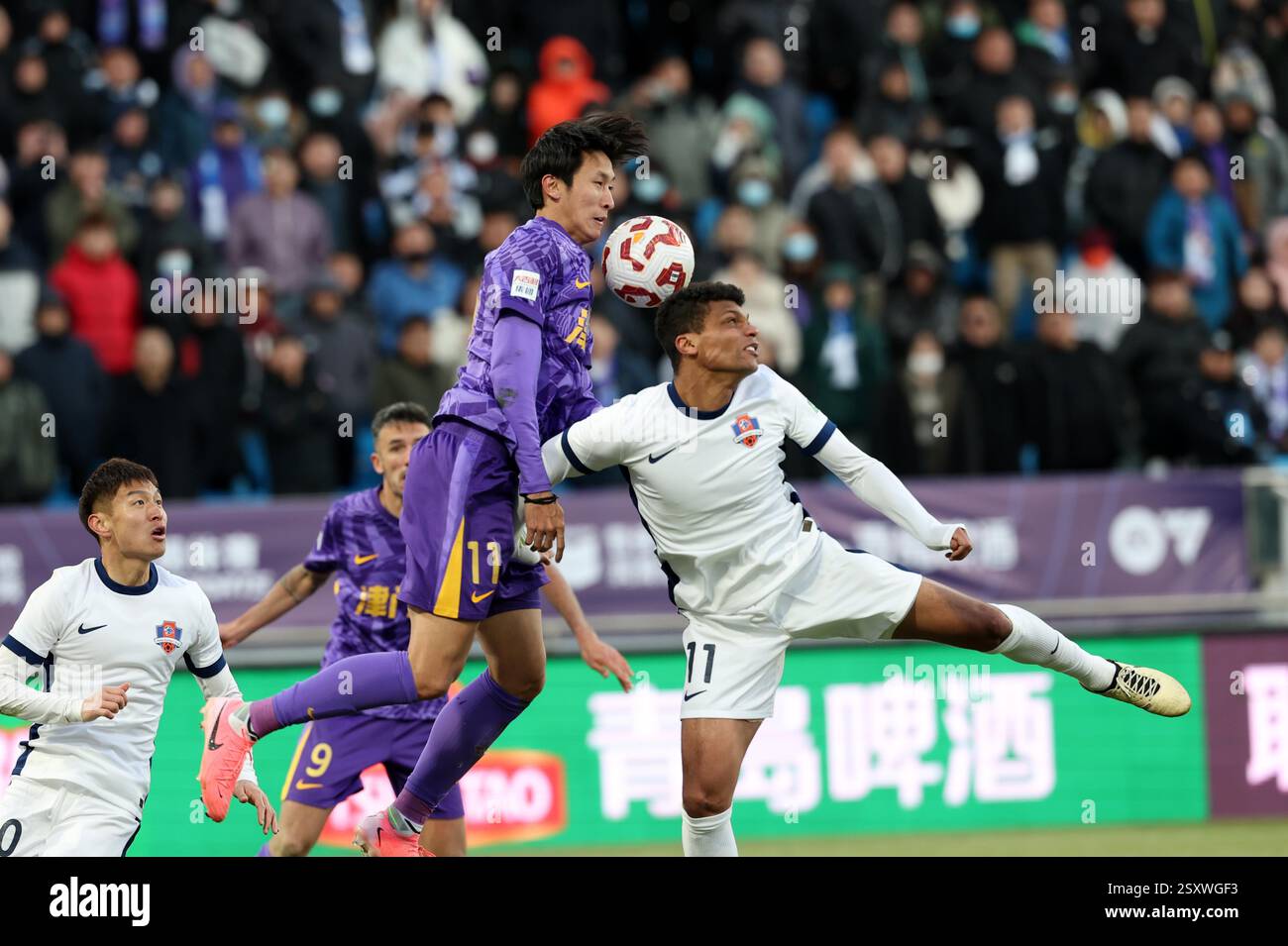 Tianjin Jinmen Tiger Football Club 2-2 draw Meizhou Hakka Football Club ...