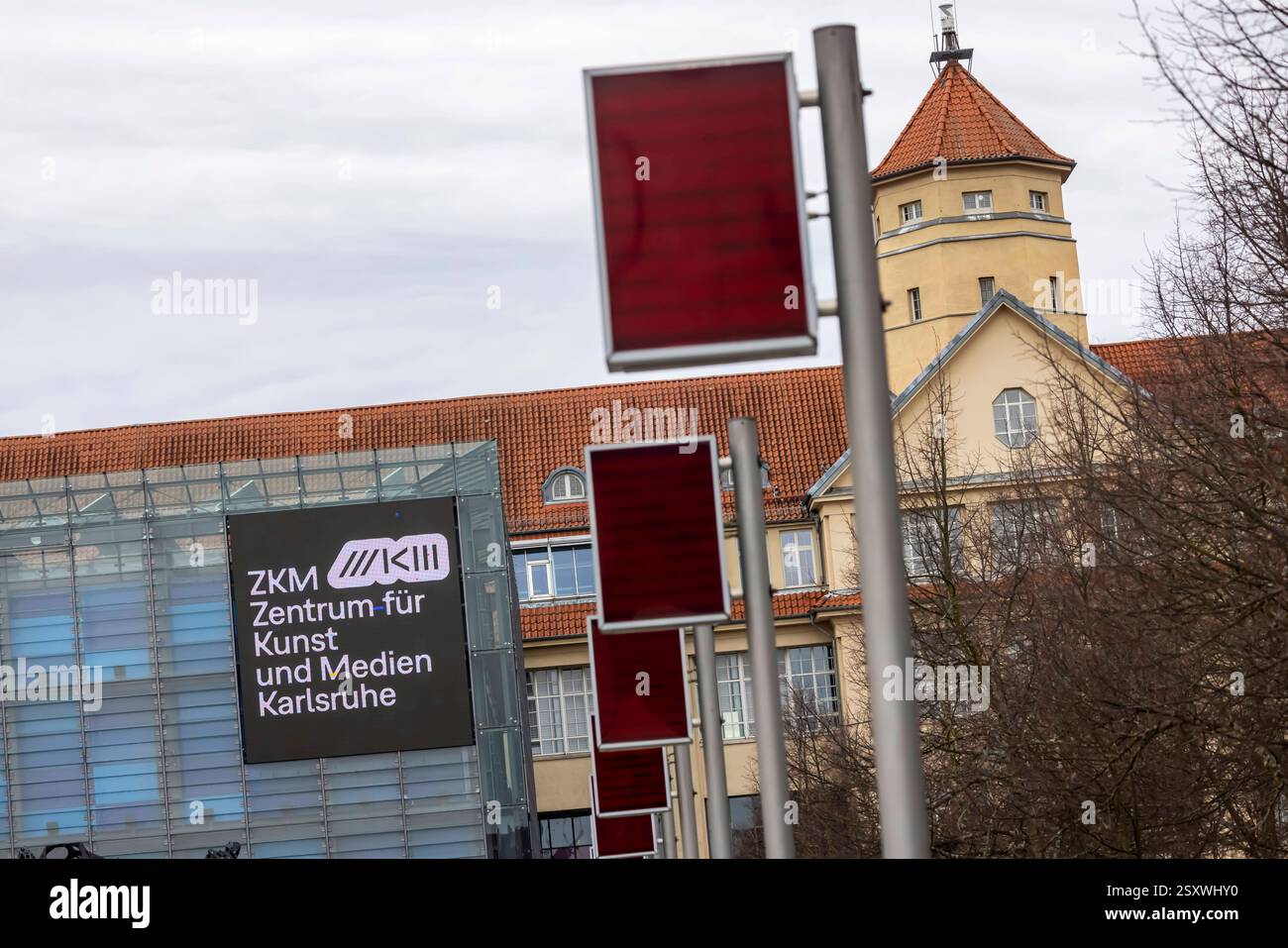 ZKM. Zentrum für Kunst und Medien, Karlsruhe. // 24.02.2025: Karlsruhe, Baden-Württemberg ...