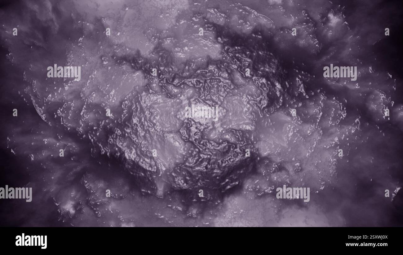 Purple abstract background resembling a boiling viscous liquid or a ...