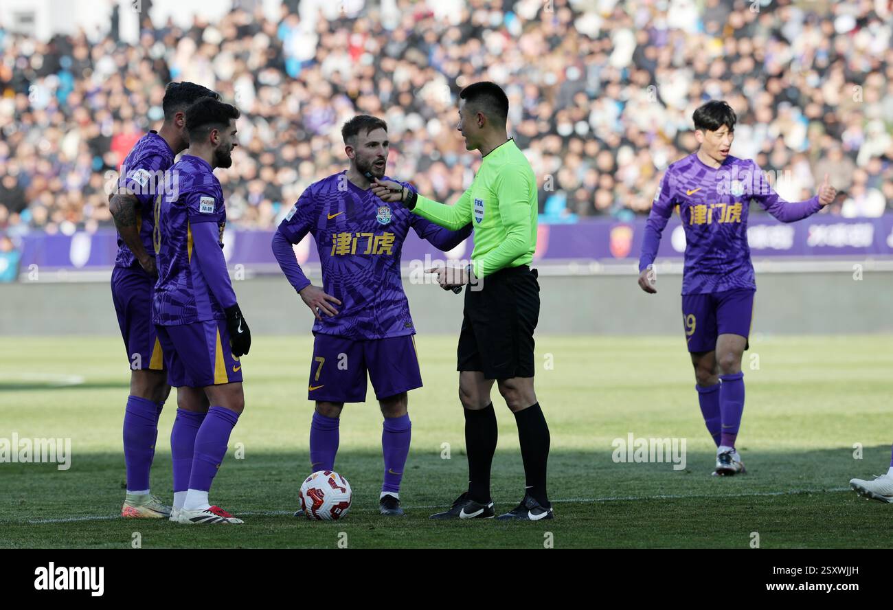 Tianjin Jinmen Tiger Football Club 2-2 draw Meizhou Hakka Football Club ...